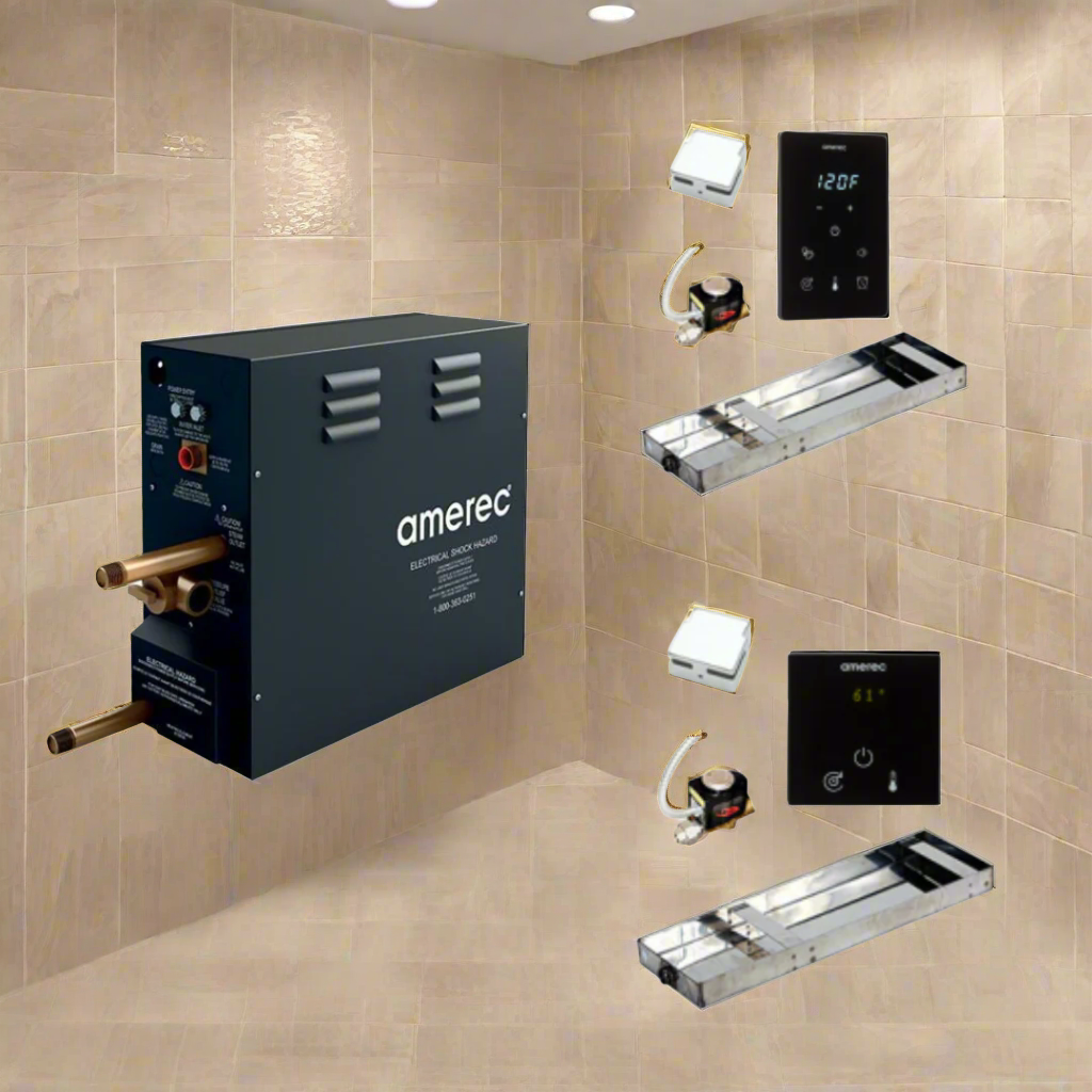 Amerec AK Series All-In-One Steam Shower Package Generator and Control ...