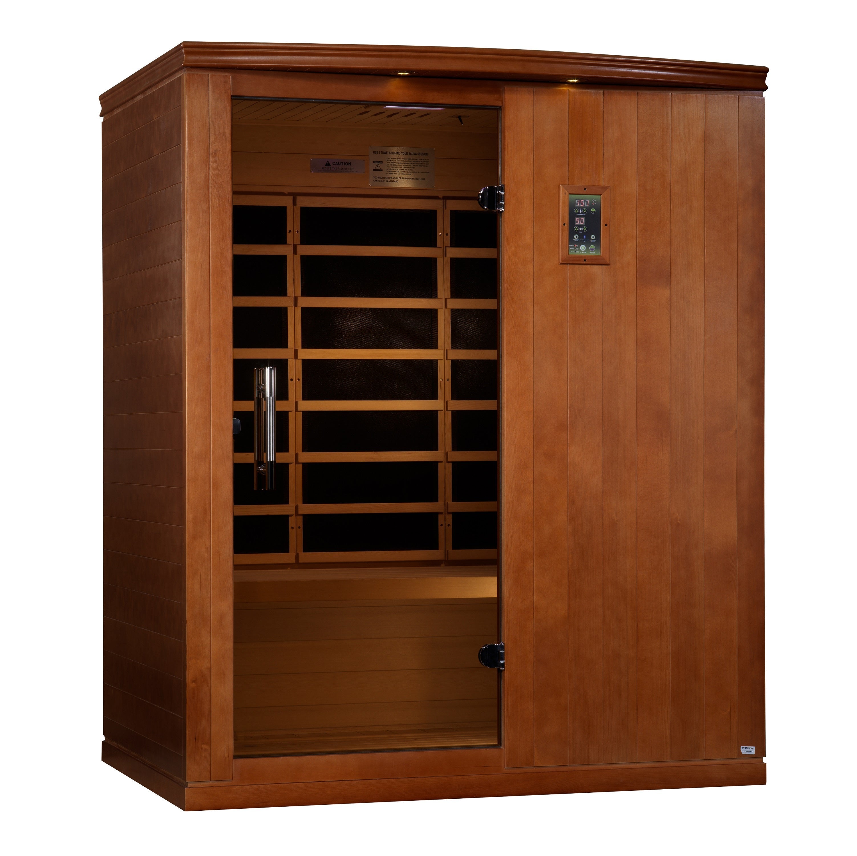 Dynamic Madrid Elite 3-Person Ultra Low EMF FAR Infrared Sauna with Re