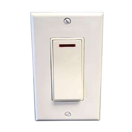 Amba ATW-S-W Pilot Light Switch - White