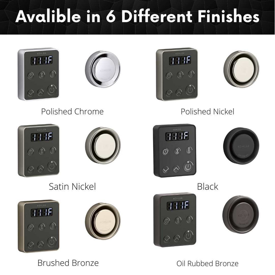 Kohler All-In-One Steam Shower Package Generator, 5557 Control Kit, and ...